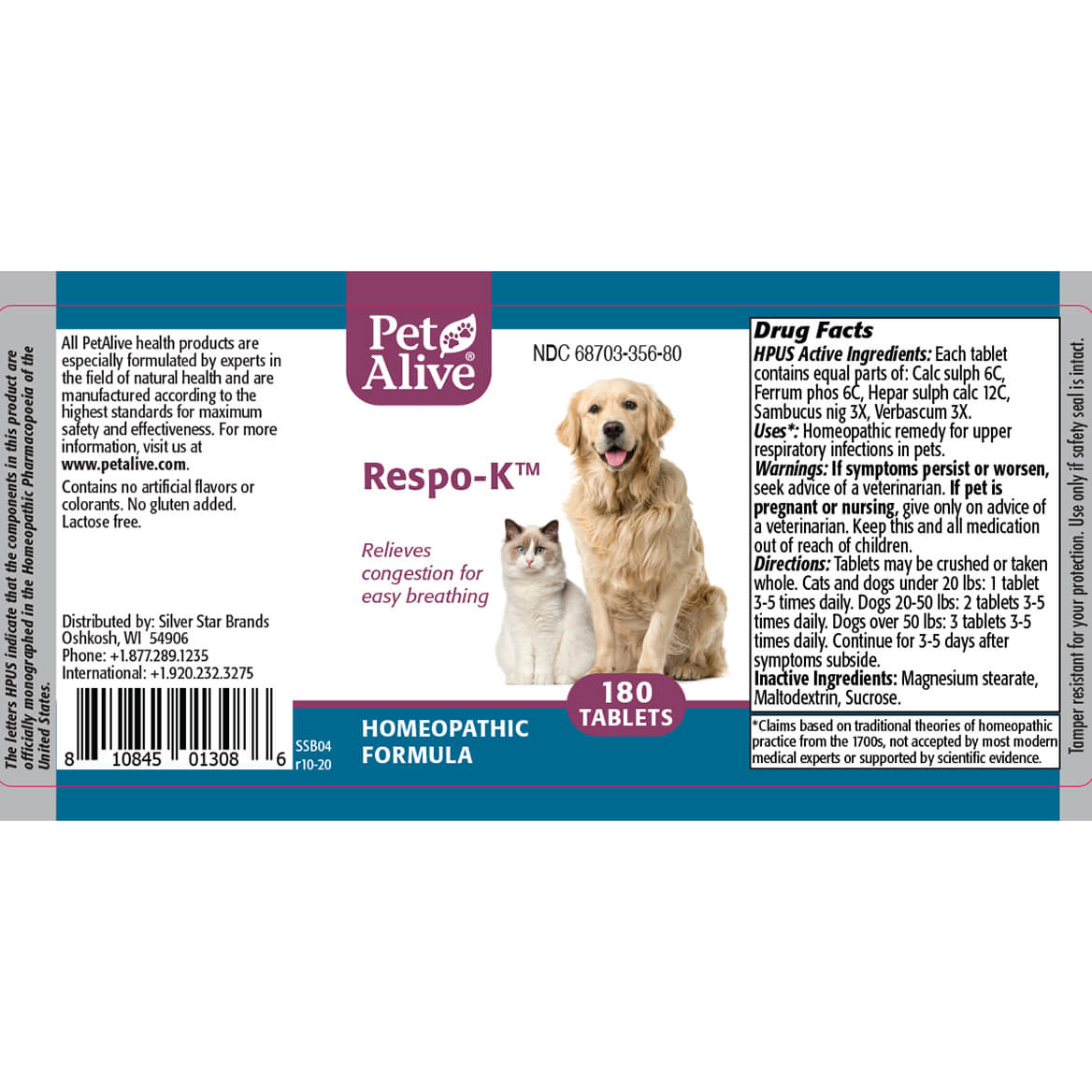 PetAlive® Respo-K™ Tablets-351857