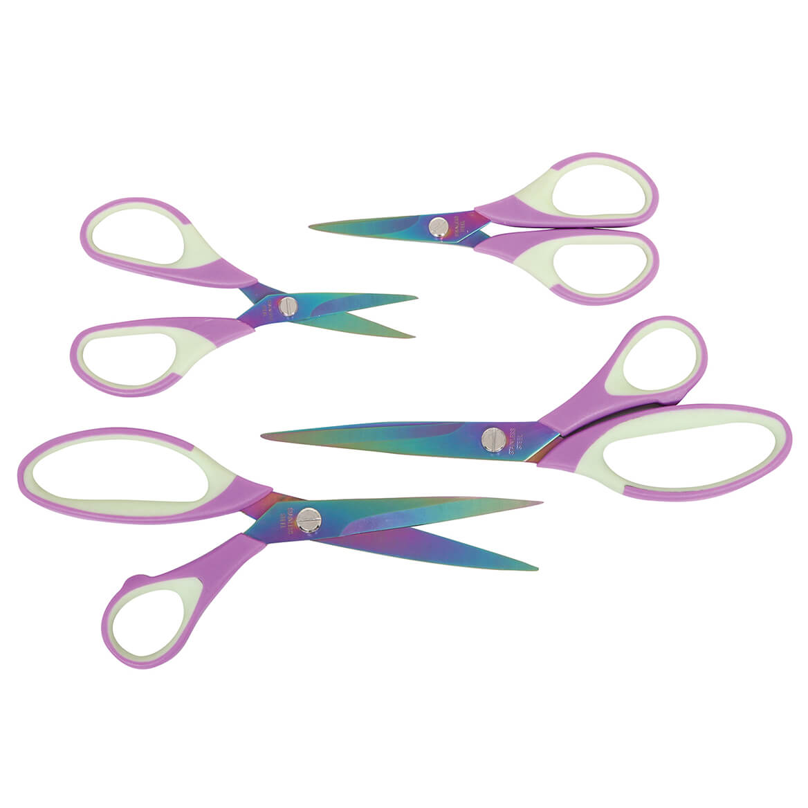 Titanium Purple Scissors Set of 4