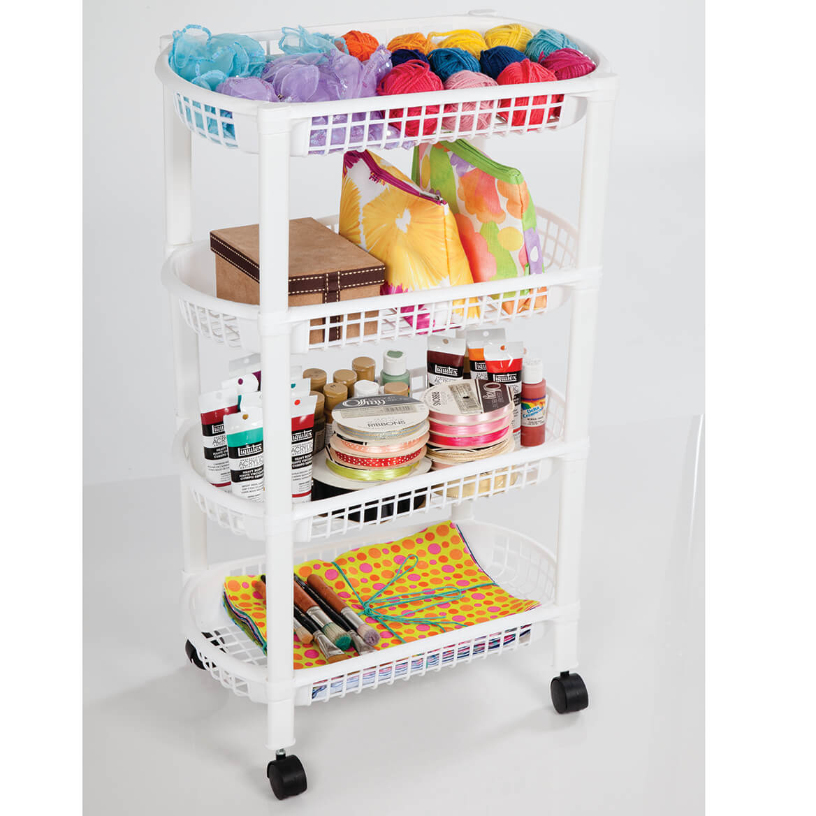 4 Tier Rolling Cart