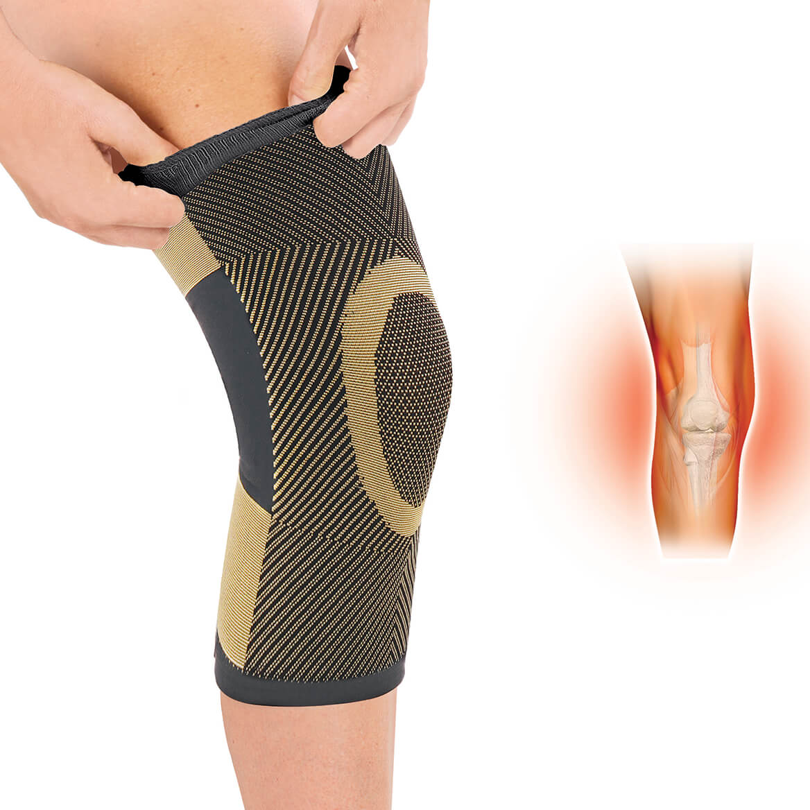 Copper Compression Knee Support
